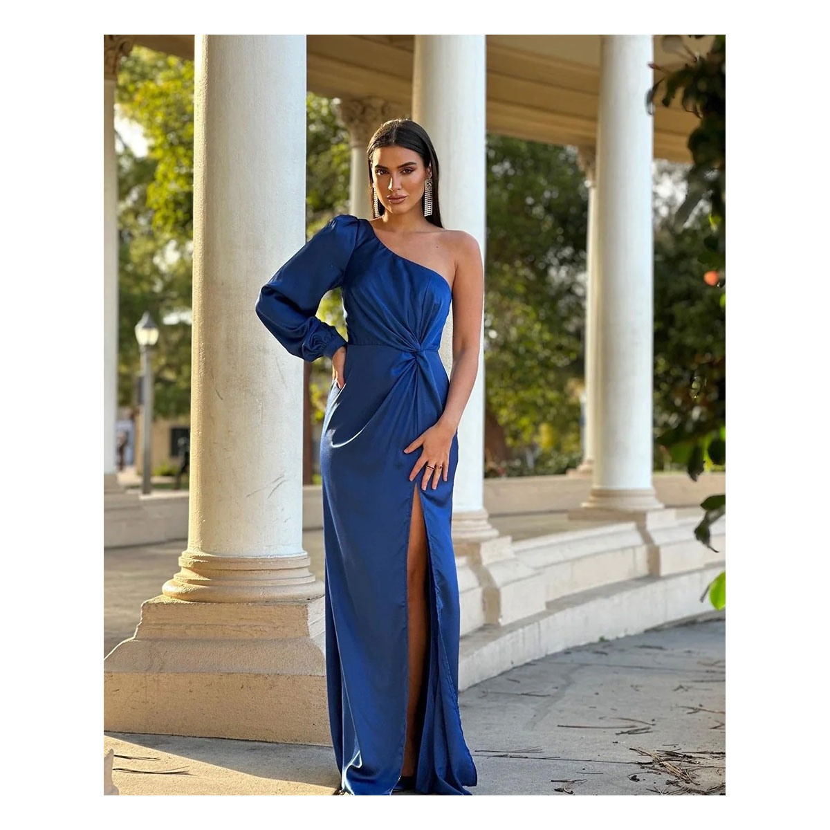 Nita Satin Dress - Tienda de Ropa en Línea